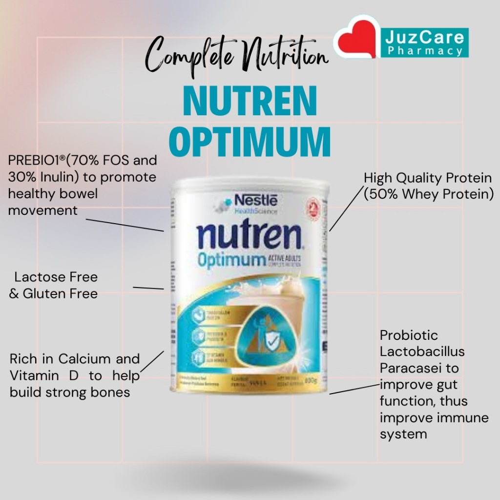 Nestle Nutren Optimum (800G) | Shopee Malaysia