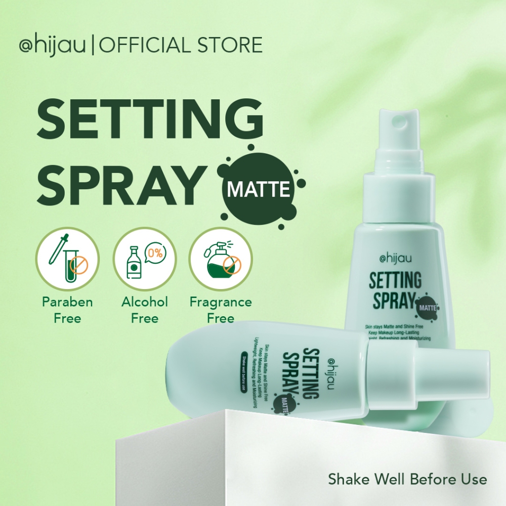 @hijau Setting Spray Matte Long-Lasting, oil control, matte, smudge ...