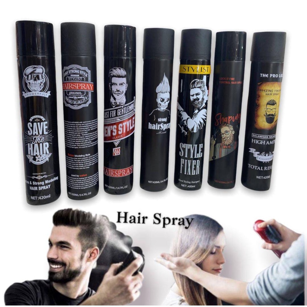 New Spray For Men hair Styling 420ml | Shopee Malaysia