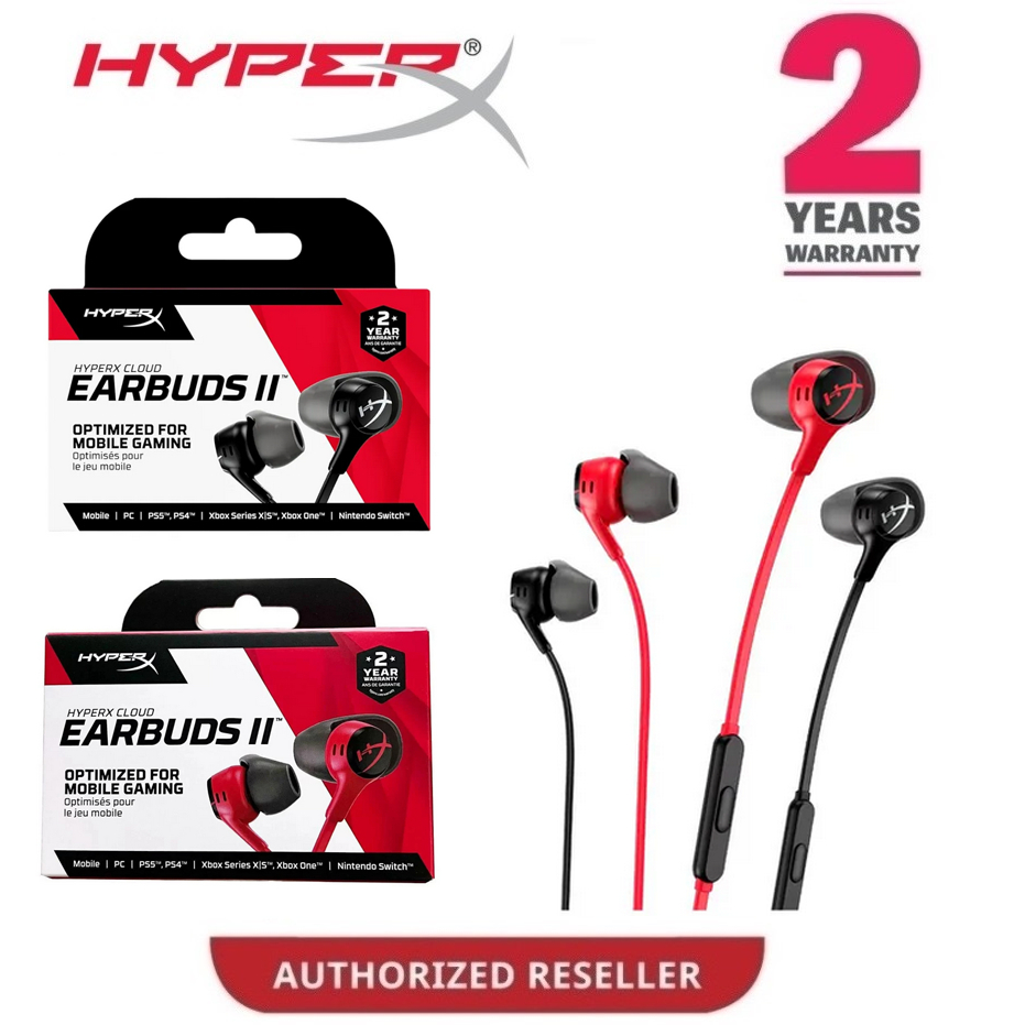 HYPERX CLOUD EARBUDS / CLOUD EARBUDS II GAMING HEADPHONES WITH MIC ...