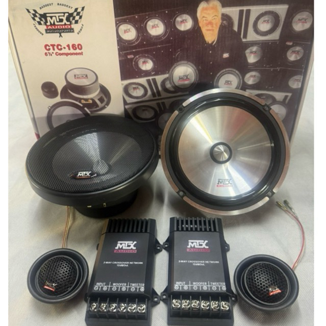 MTX COMPONENT SET (CTC-160) LIMITED EDITION CAR AUDIO 2-WAY COMPONENT ...