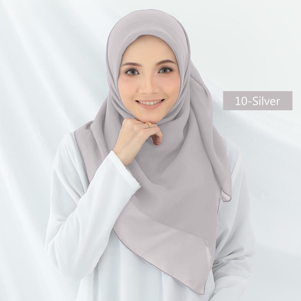 Tudung Top Sell"" Bawal Chiffon voile premium Gred A By LIEYA COLLECTION Bidang 45 | Shopee Malaysia