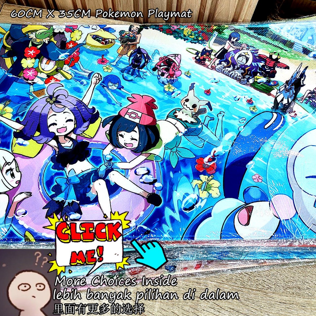 全哥宝可梦卡垫 DIY Pokemon Playmat Desk mat Trading Card Game TCG Anime ...