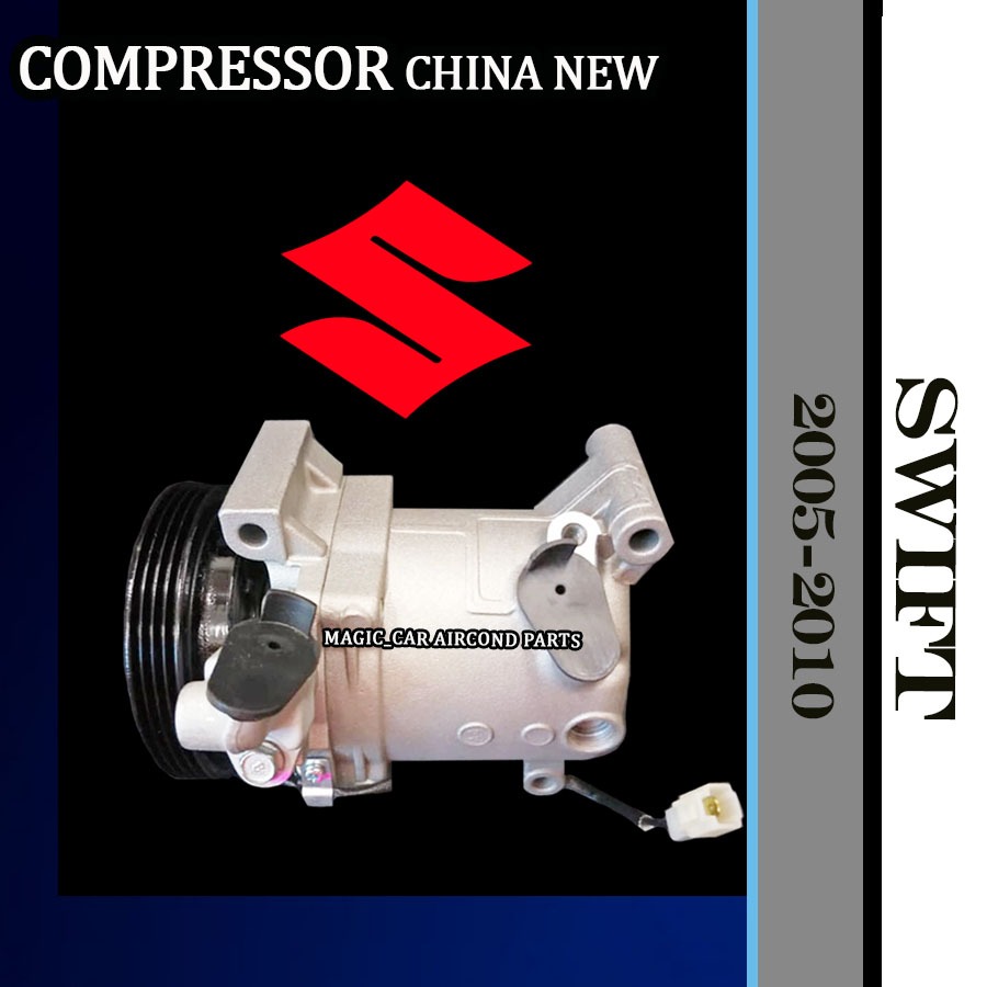 SUZUKI SWIFT 2005-2010 YEAR CHINA NEW COMPRESSOR/ KOMPRESOR (CAR ...