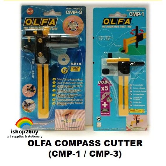 OLFA Circle Cutter CMP-3 Olfa Rotary Cutter OLFA Compass Cutter CMP-1 Blade COB-1 | Shopee Malaysia
