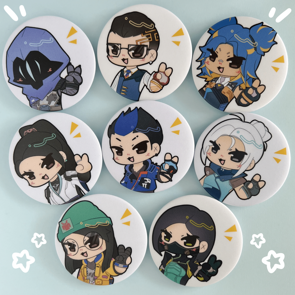 Valorant Button Pin Badge | Shopee Malaysia