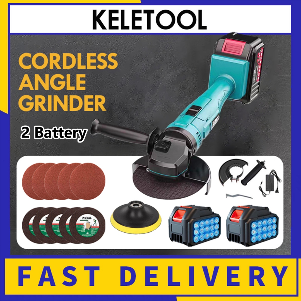 Heavy Duty Makita Angle Grinder Cordless Mini 磨机 Mesin Grander Grinder ...