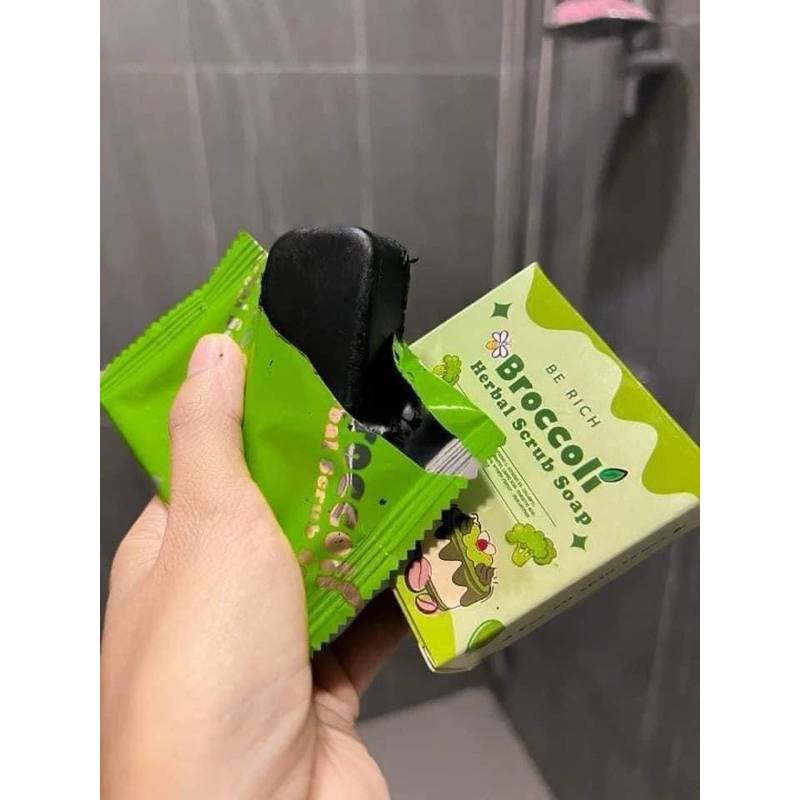 BROCCOLI HERBAL SCRUB SOAP 💯 ORIGINAL 🇹🇭 | Shopee Malaysia