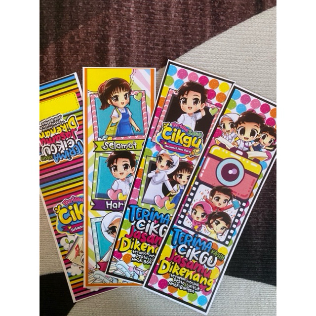 2025 New Bookmark Hari Guru - 8 pcs | Shopee Malaysia