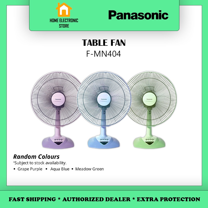 Panasonic Table Fan 3-Speed Random Color F-MN404 16" Kipas Meja ...
