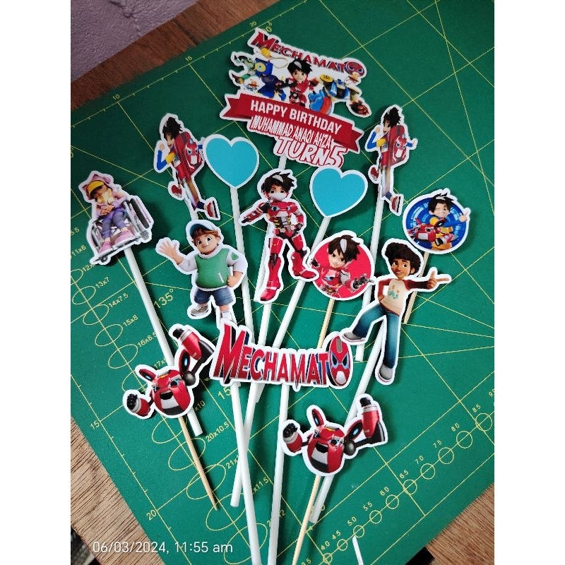 topper kek mechamato | Shopee Malaysia