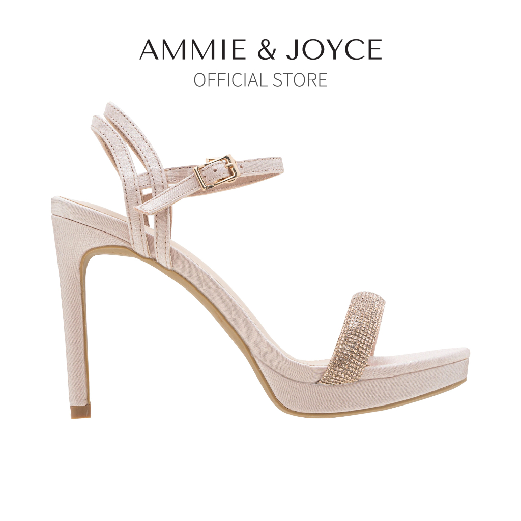 AMMIE & JOYCE Clover Heels Ladies Women Shoes (Pink) | Shopee Malaysia