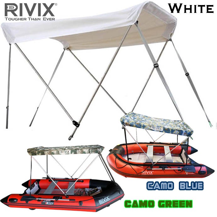 READY STOCK 🔥 Canopy Roof Top Cover Sun Shade inflatable Boat Dinghy ...
