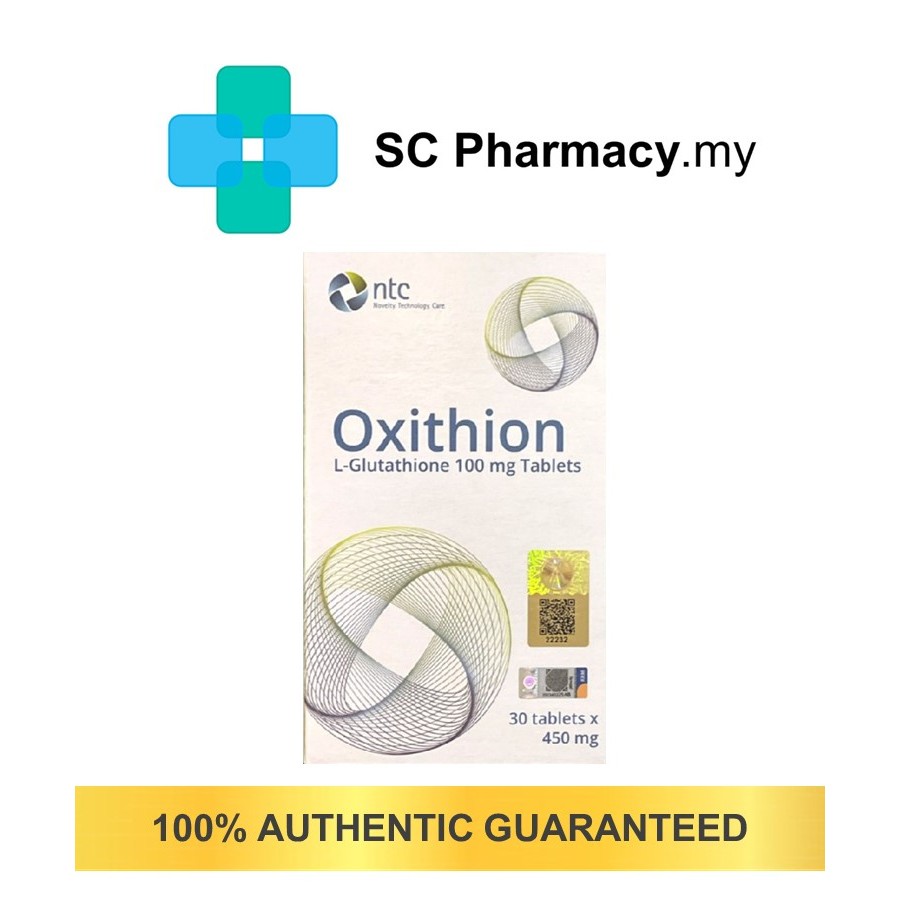 Oxithion L-Glutathione 100mg Capsules (30 Caps) Skin Whitening ...