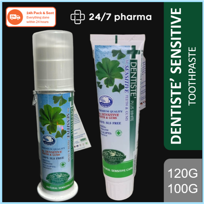 Dentiste' Plus White Sensitive Toothpaste Original Dentiste + Teeth ...