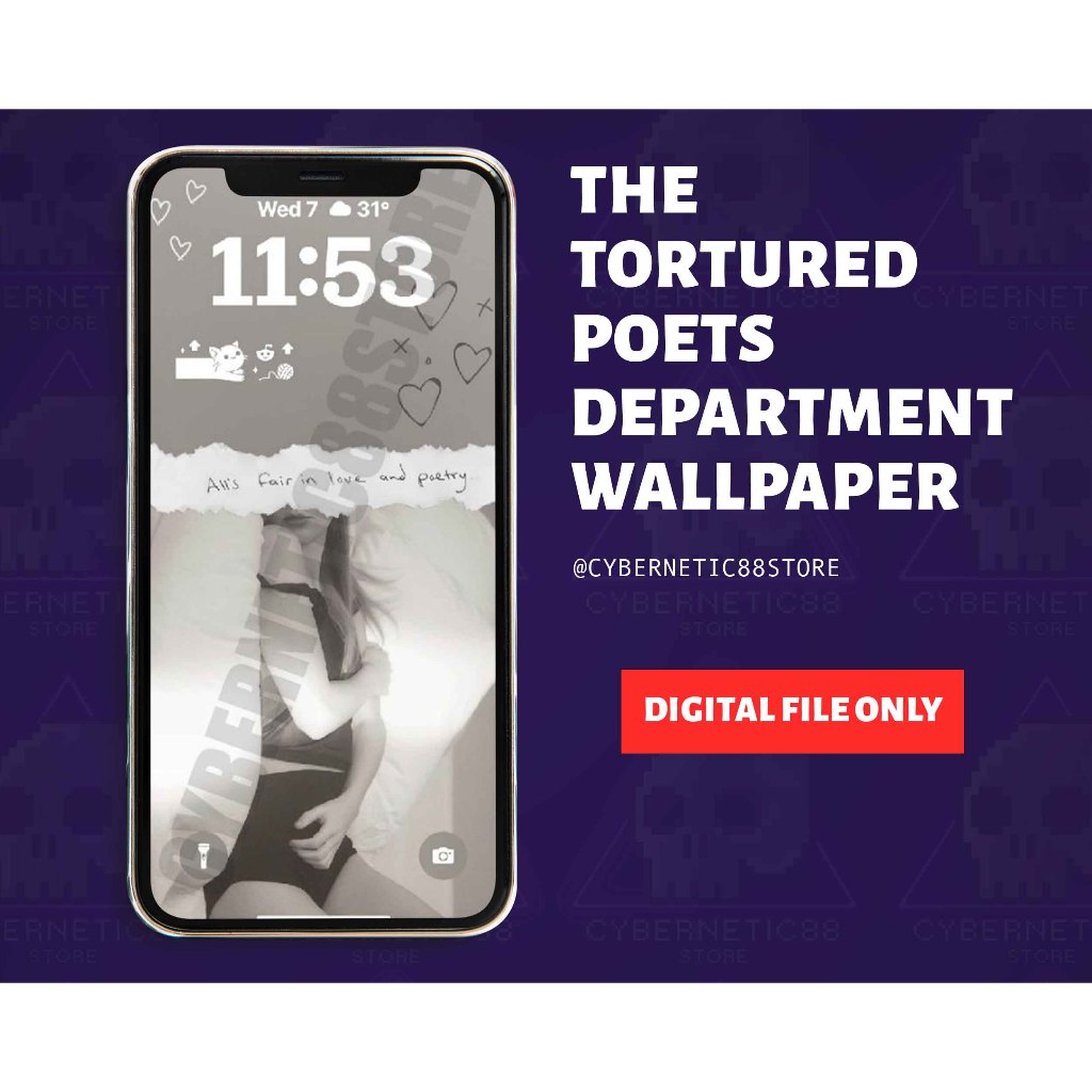 TAYLOR SWIFT - THE TORTURED POETS DEPARTMENT (TTPD) COVER WALLPAPER ...