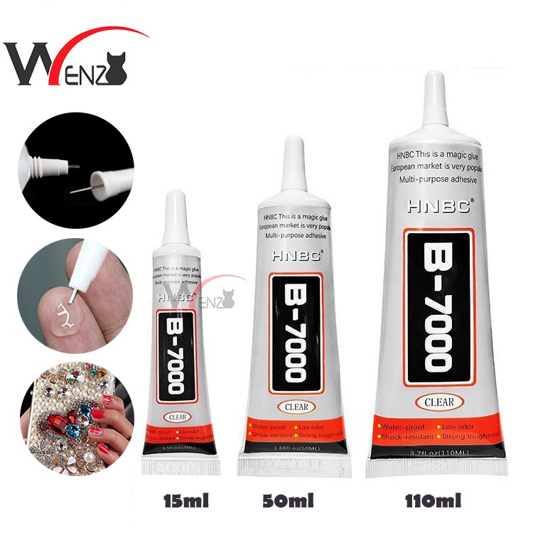 Gam Serbaguna Lutsinar B7000 DIY Kain Projek Kraf / B7000 Transparent ...