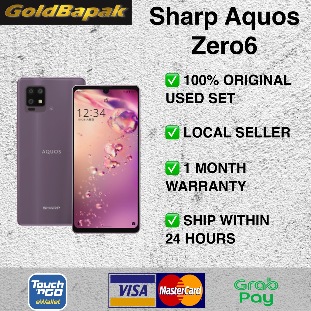 Sharp Aquos Zero 6 (8GB Ram 128GB Rom) Android 13 | Shopee Malaysia
