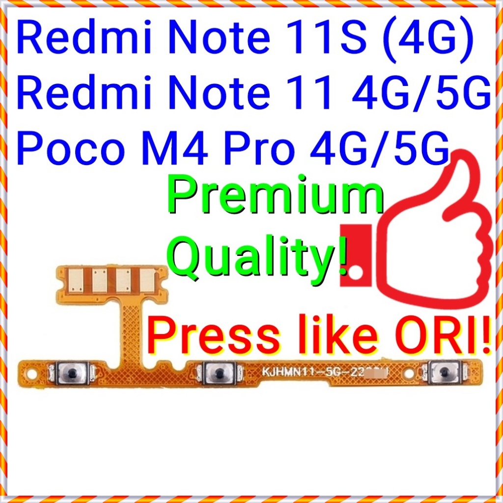 NEW ORI On Off Power Volume Buttons Switch Flex Ribbon for Xiaomi Redmi ...