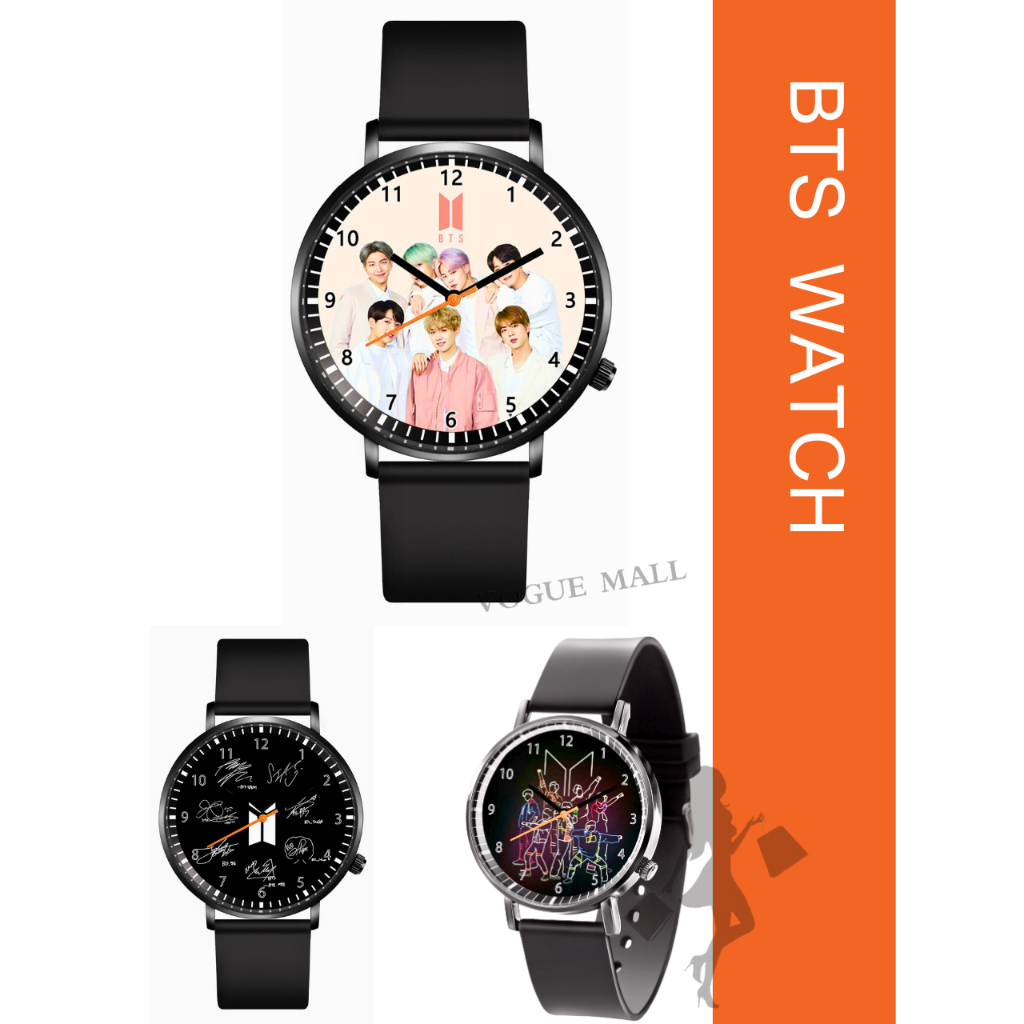 💕Malaysia Ready Stock💕KPOP ARMY BTS Watch JIMIN JIN V SUGA JUNG KOOK J ...