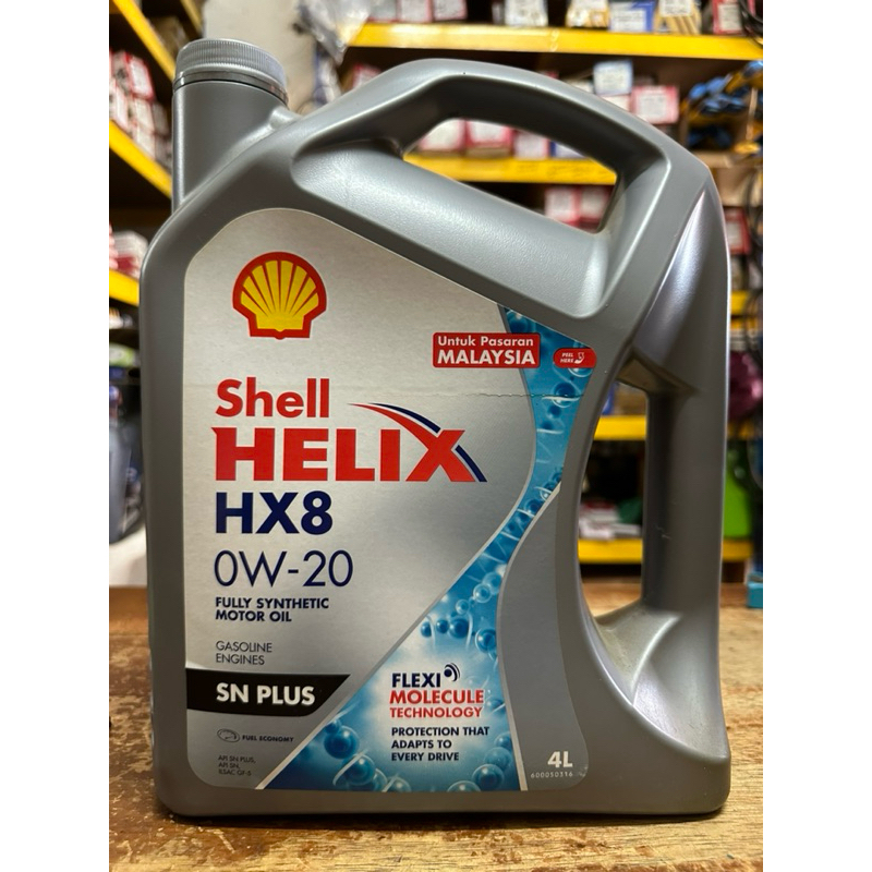 SHELL Helix HX8 Fully Synthethic 0w20 4L | Shopee Malaysia