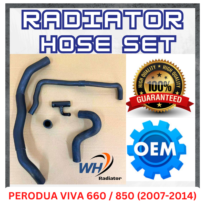 PERODUA VIVA 660/850 Radiator HOSE SET 100% TOP QUALITY LONG LIFE TAHAN ...