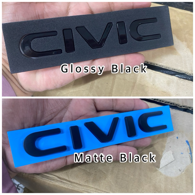 Honda civic fe emblem logo h black fe civic x | Shopee Malaysia