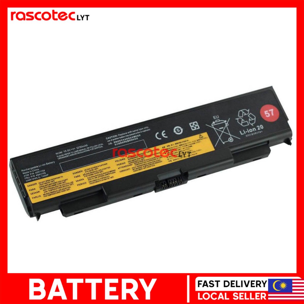 LAPTOP Battery for Lenovo ThinkPad T440P ThinkPad T440P ThinkPad L440 ...