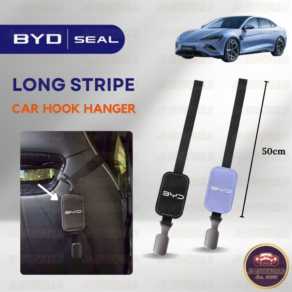 BYD Seal Car Hook Holder Long Stripe Car Hook Hanger Byd Seal ...