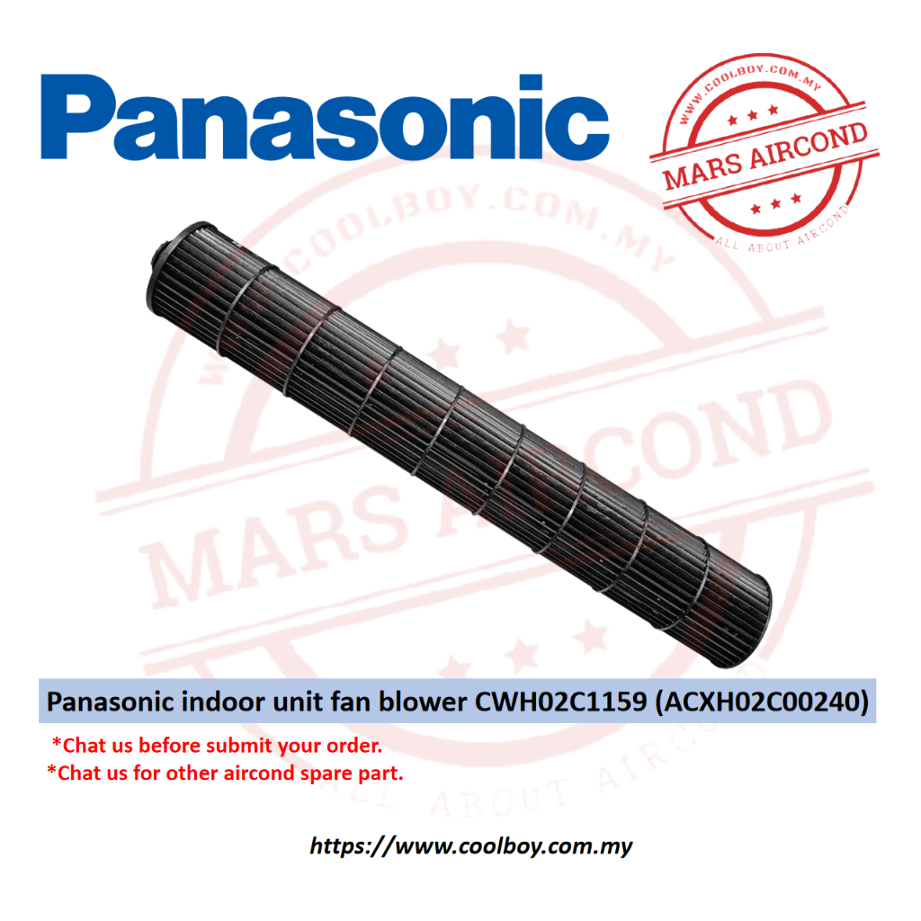 Panasonic indoor unit fan blower CWH02C1159 (ACXH02C00240) | Shopee ...
