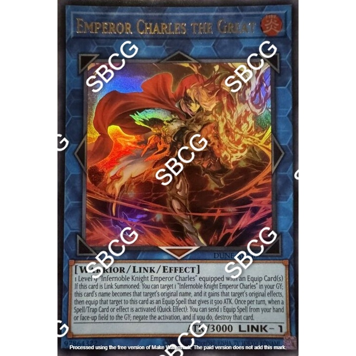 Duelist Nexus Asian-English "Emperor Charles the Great" ( DUNE - AE048 ) | Shopee Malaysia