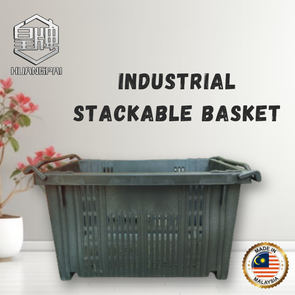 [FELTON] Industrial Stackable Basket/ Heavy Duty Basket/Big Basket ...