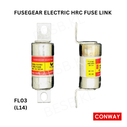 Fusegear Electric HRC Fuse Link FL03 L14 80A/100A 10 PER BOX | Shopee ...