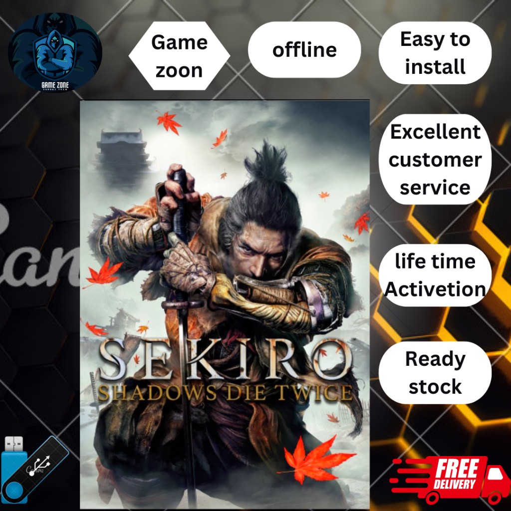 [PC Game] Sekiro Shadows Die Twice GOTY Edition (v1.06 + All DLCs) 32GB pindrive | Shopee Malaysia