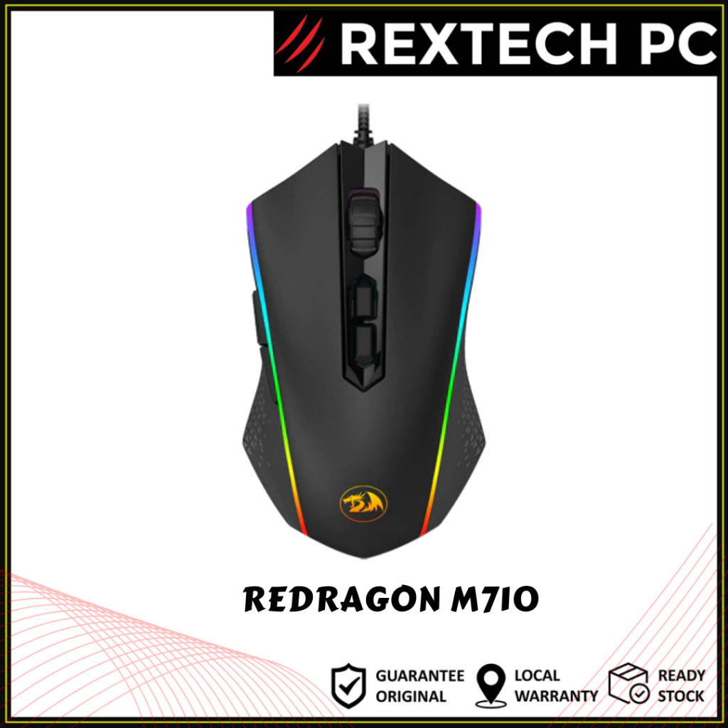 REDRAGON M710 MEMEANLION CHROMA RGB 5000 DPI Gaming Mouse | Shopee Malaysia
