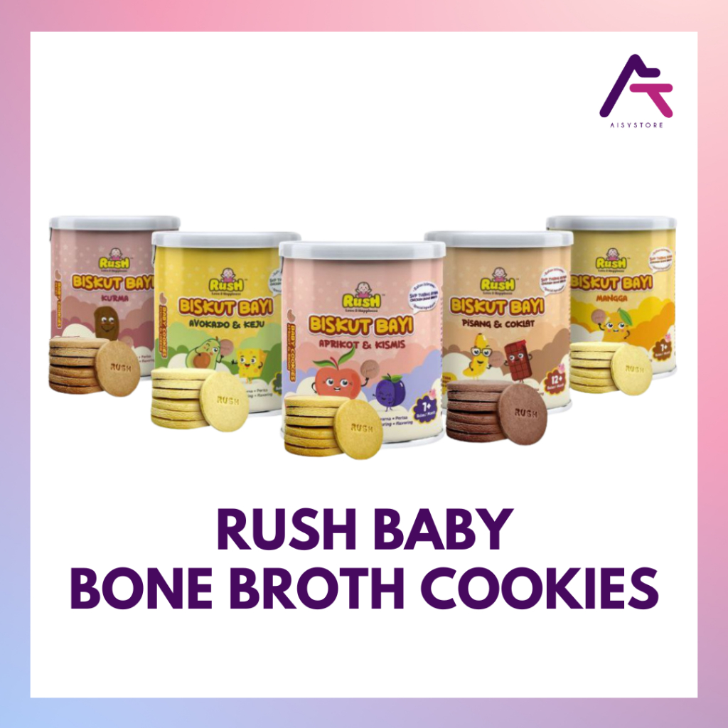 Rush Baby - Bone Broth Cookies (BBC) Biskut Bayi Baby Cookies | Shopee ...