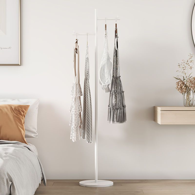 Deluxe Marble Coat Rack Hanging Rack Floor Bedroom Household Iron ...