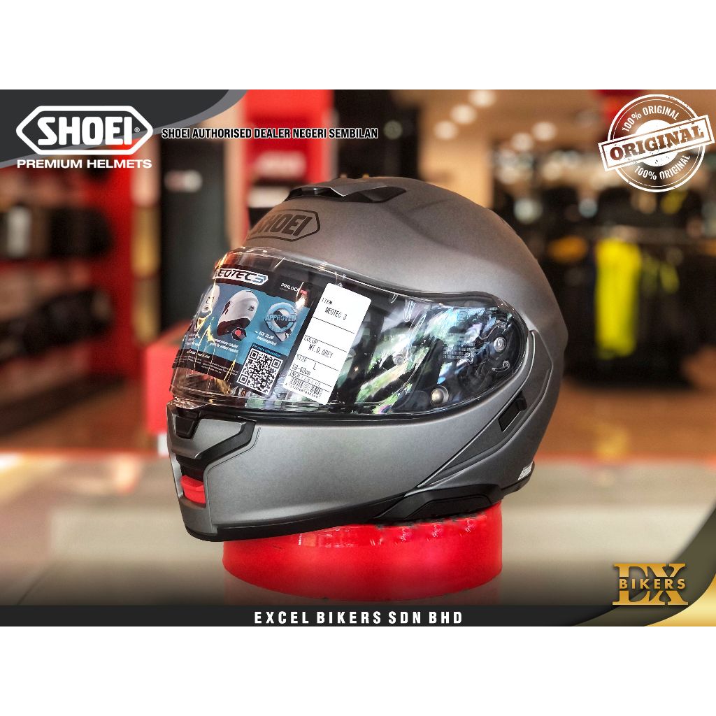 SHOEI HELMET NEOTEC 3 MT.DEEP GREY /NEOTEC /NEO TEC III /MODULAR HELMET ...