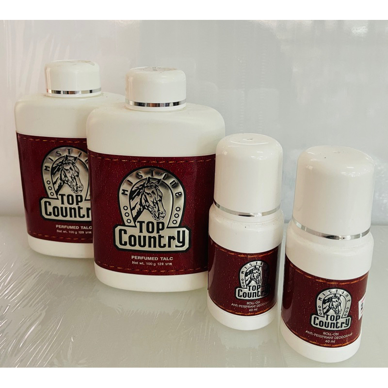 BEDAK WANGI TOP COUNTRY/DEODORANT TOP COUNTRY/MISTINE KUDA PUTIH ...