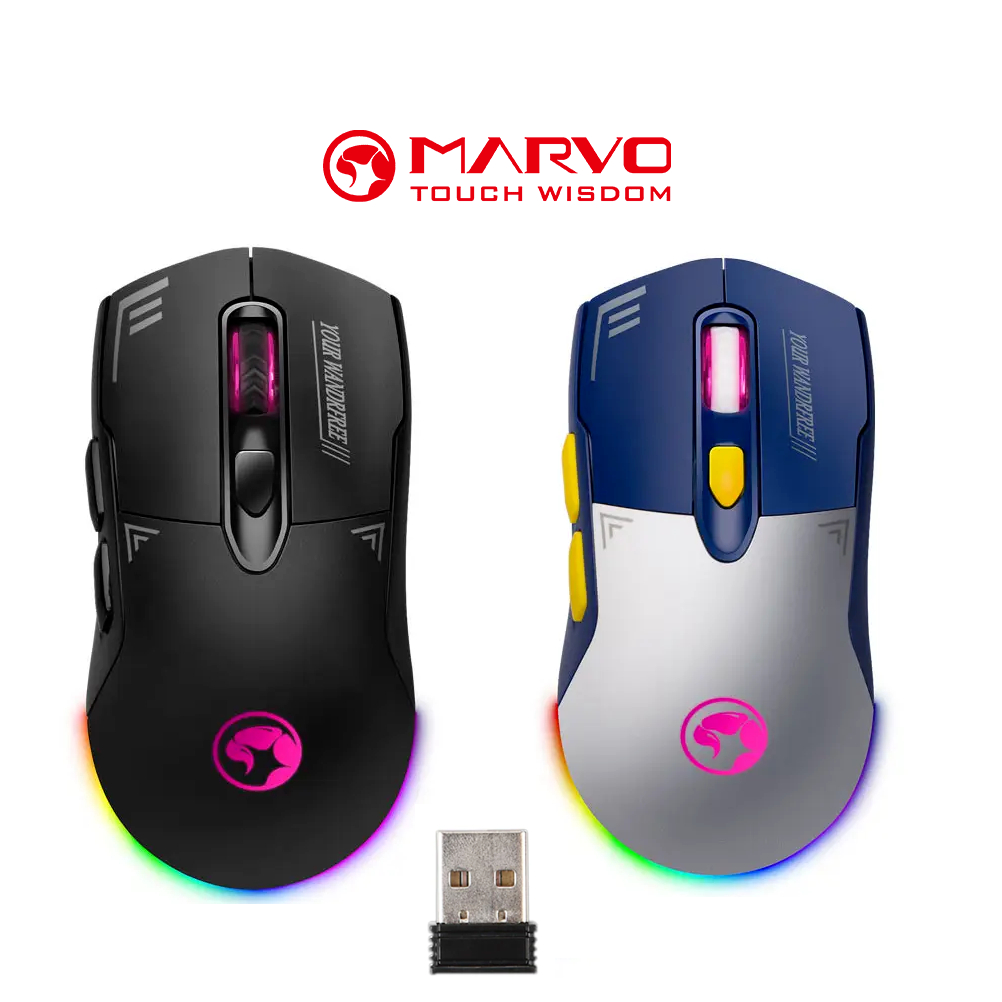 # MARVO M803W Wireless Gaming Mouse with Bluetooth - 2.4G - TYPE-C # | Shopee Malaysia