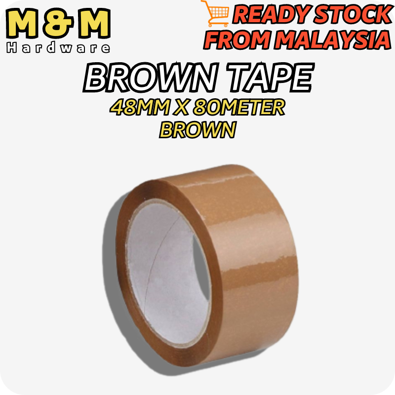 OPP Tape 48mm x 90 Yard Box Packing Tape 2 Inch 80 Meter 2" x 80 Meter ...