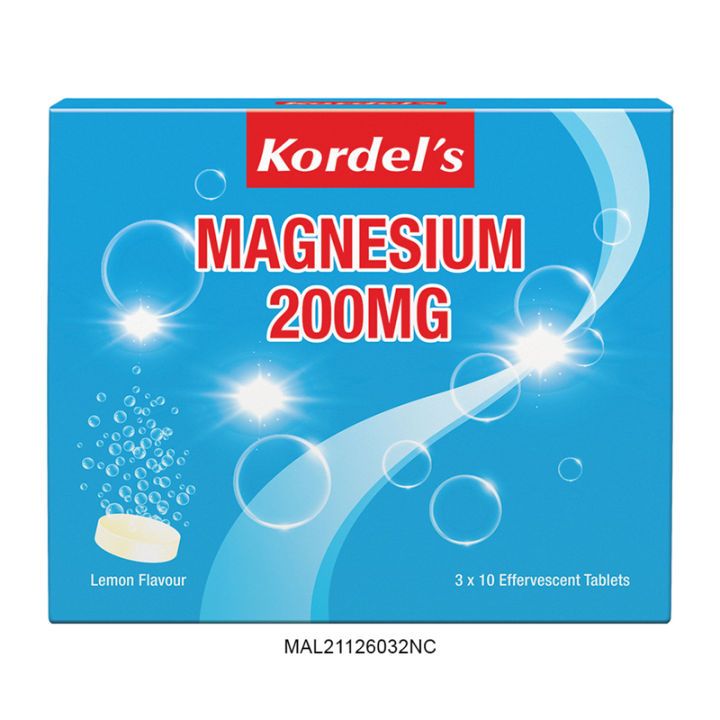 KORDEL'S MAGNESIUM 200MG EFFERVESCENT TAB [EXP:7/24] | Shopee Malaysia