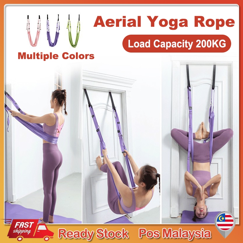 Adjustable Aerial Yoga Rope Stretching Leg Stretcher Strap for Dance ...