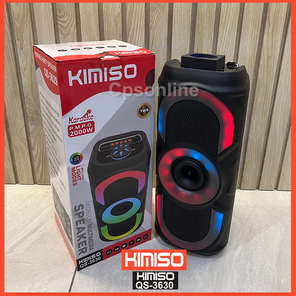 KIMISO Speaker QS-3627/3628/3629/3630/3631/3632/3635/ Wireless Portable ...