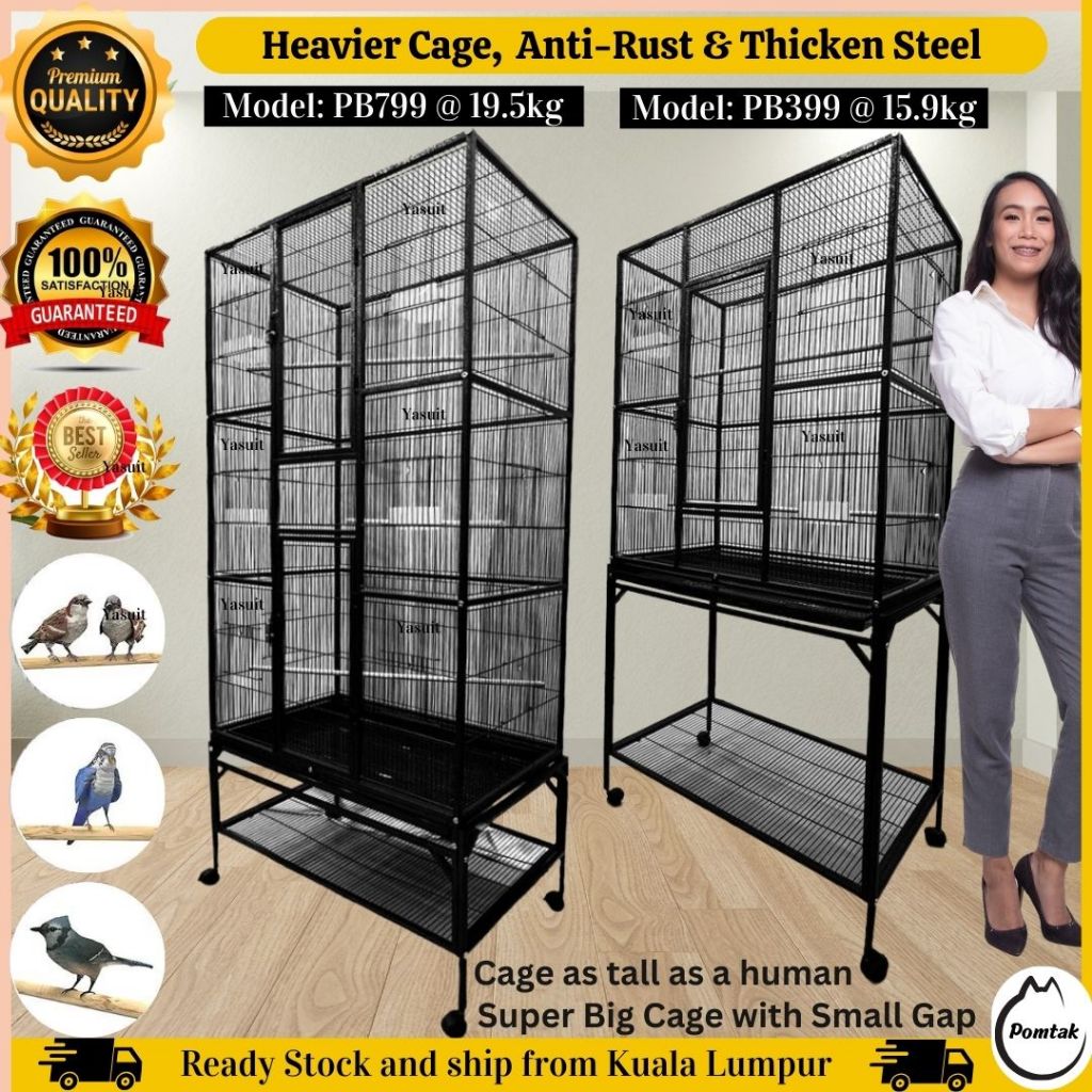 Quality Premium Super Big Cage Sangkar Besar Bird Sugar Glider Reptile ...
