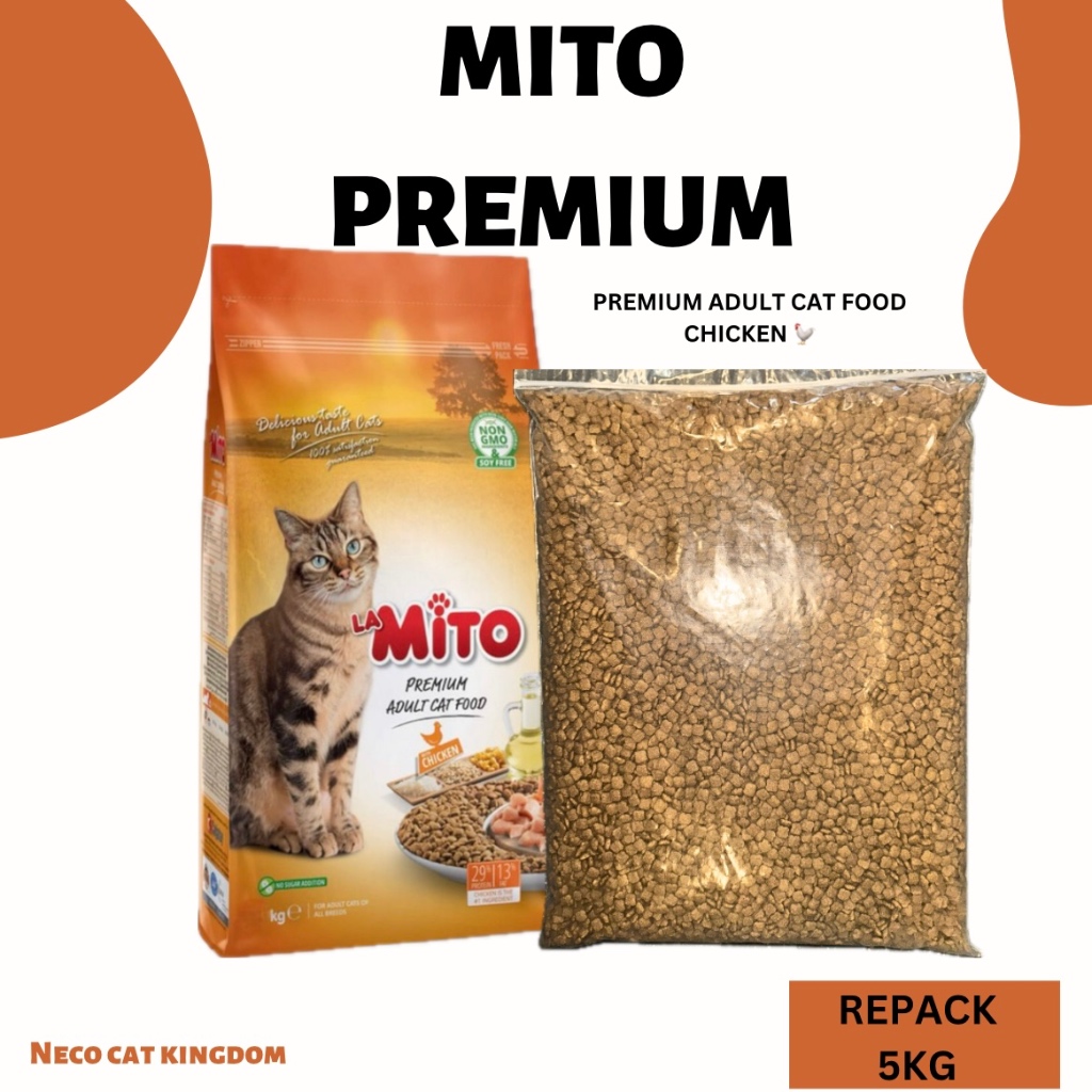 NEW : La Mito Premium Cat Food 5kg repack | Shopee Malaysia