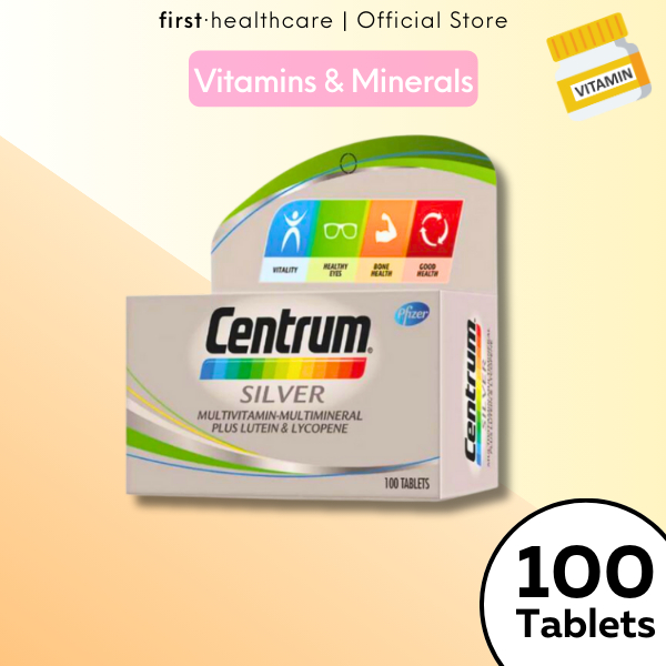 Centrum Silver Multivitamin Multimineral Plus Lutein & Lycopene General ...