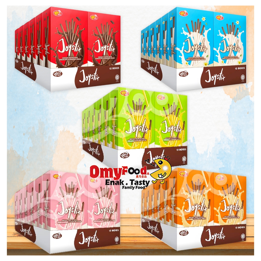 40g x 12box Win2 Joy Stix [Chocolate / Vanilla / Durian / Peanut ...