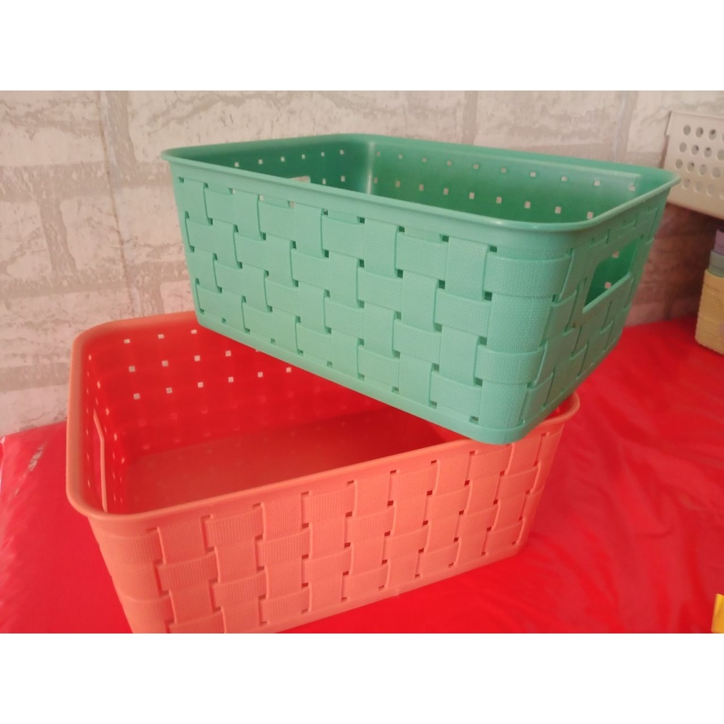 Multipurpose Storage Basket (25cm x19cm x 10.5cm ) | Shopee Malaysia