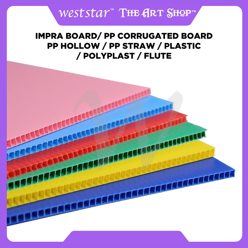 [WESTSTAR] Impra Board / Plastic Board / PP Corrugated Board / PP Straw ...